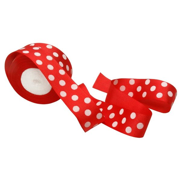 Polka Dot Grosgrain Ribbon