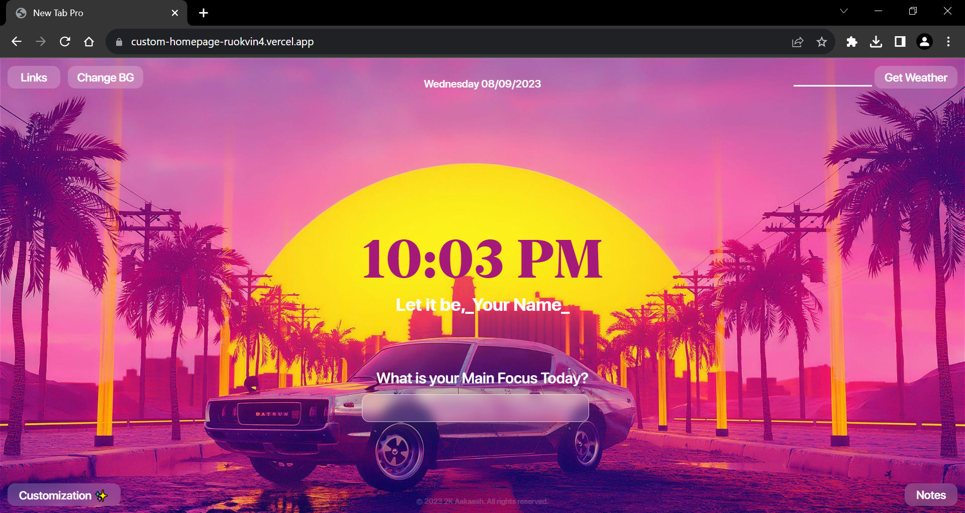 GitHub - 2k-Aakaash/iWeb: Discover a sophisticated custom homepage on ...