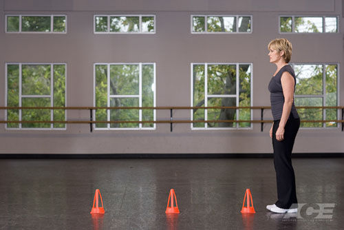 Stepping Line Jumps Exercise