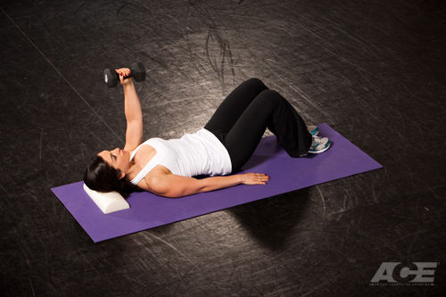 Ab Exercises | Side-lying Arm Rolls