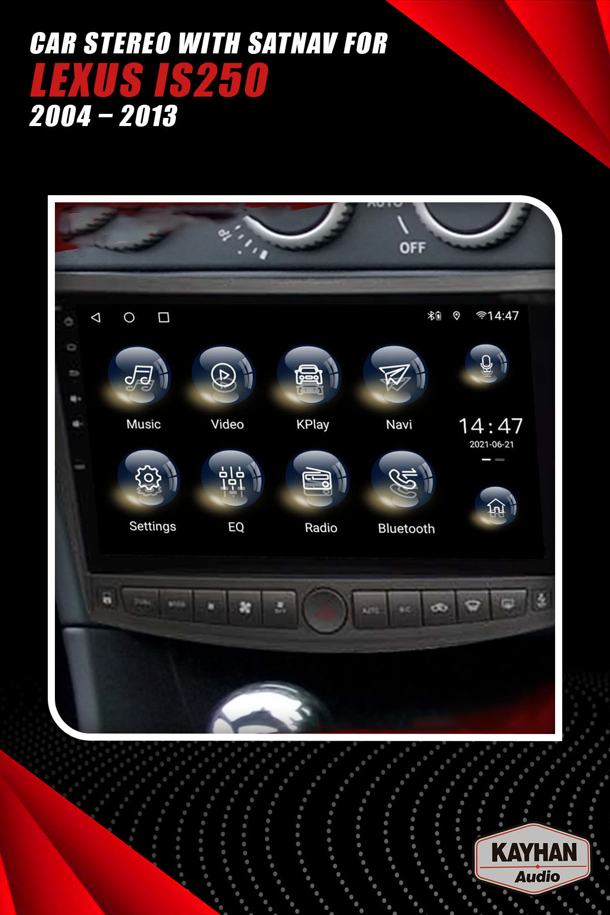 Car Stereo with SatNav for LEXUS IS250 2004 - 2013 | Version 5 | 10.1 ...