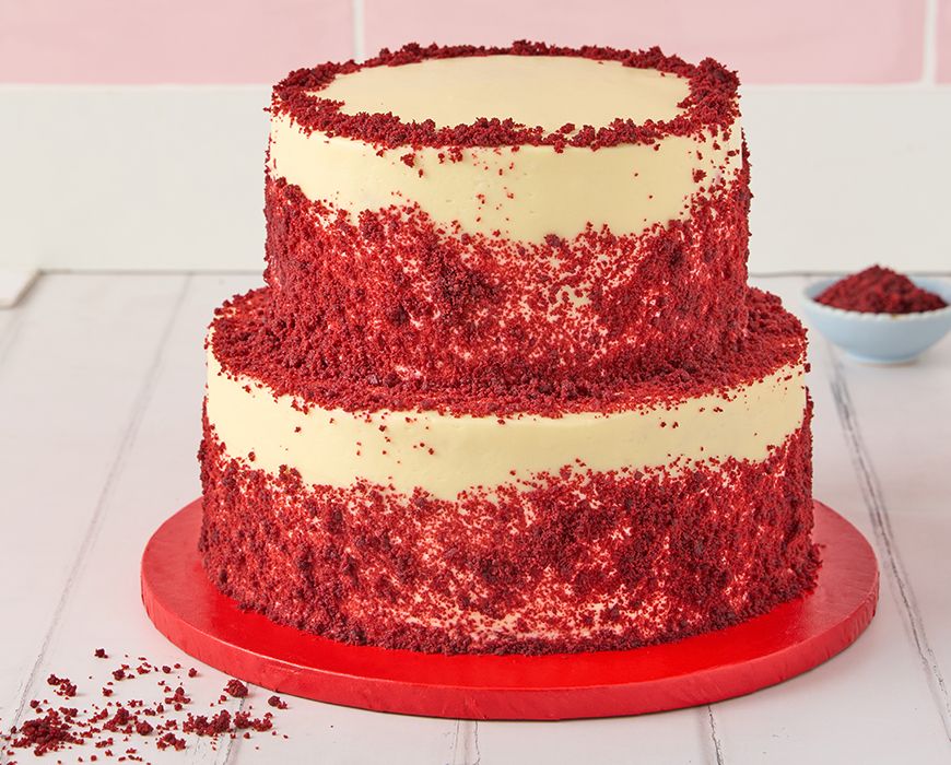 Two Tier Red Velvet Cake