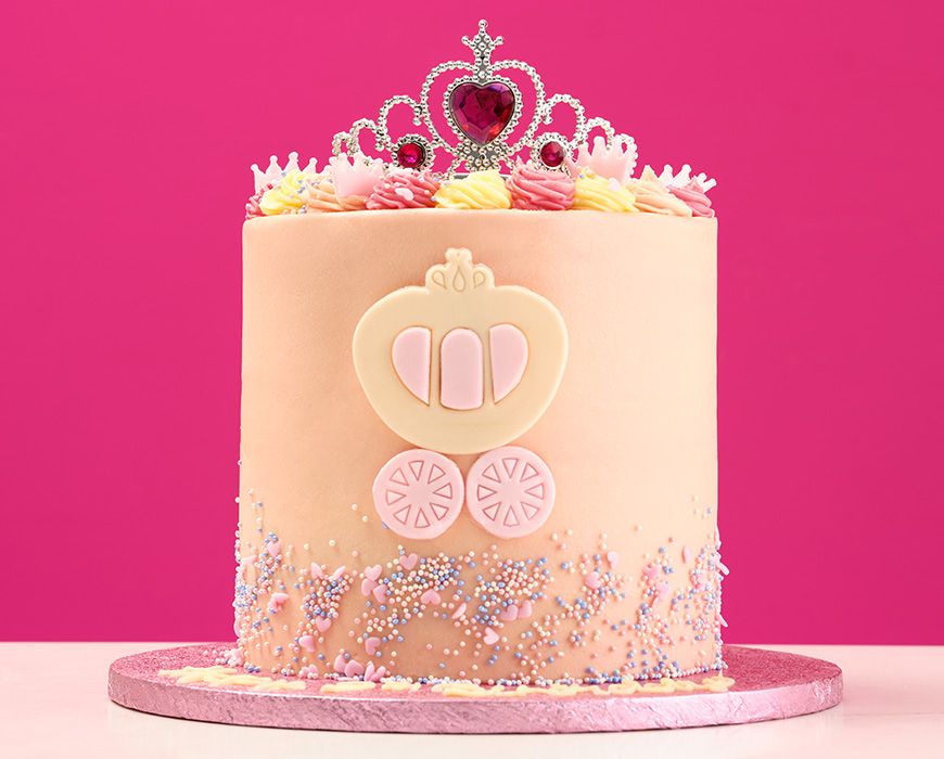 Pink Princess Tall Cake