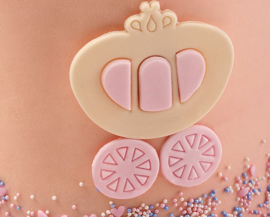 Pink Princess Tall Cake