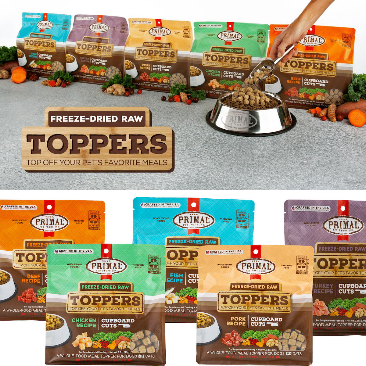 NEW! Primal Cupboard Cuts Freeze Dried Toppers - Edwardsville, Illinois
