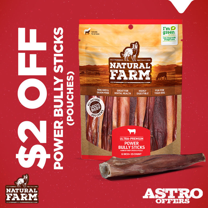 Natural Farm | $2.00 OFF Power Bully Stick Pouches - Ashburn, Virginia