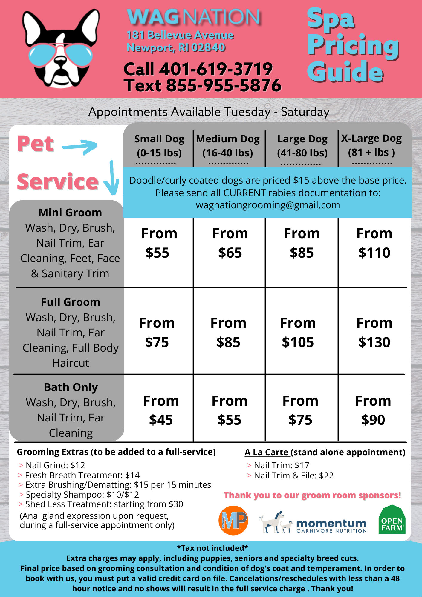Pet Grooming Salon Cat Dog Grooming Service Shop In Newport At Wag Nation