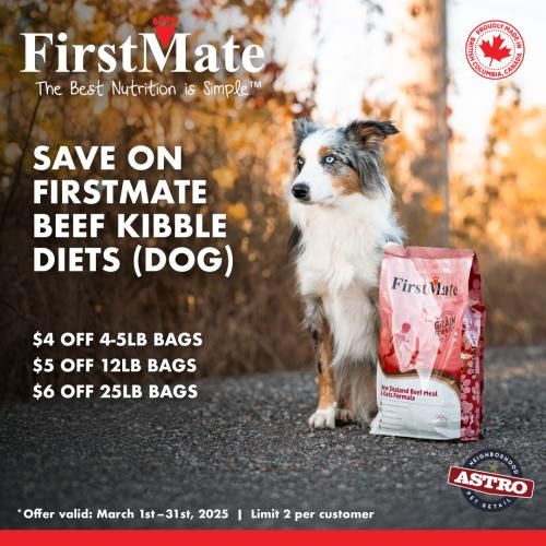 FirstMate | Save On New Zealand Beef Formulas - Stafford, Virginia
