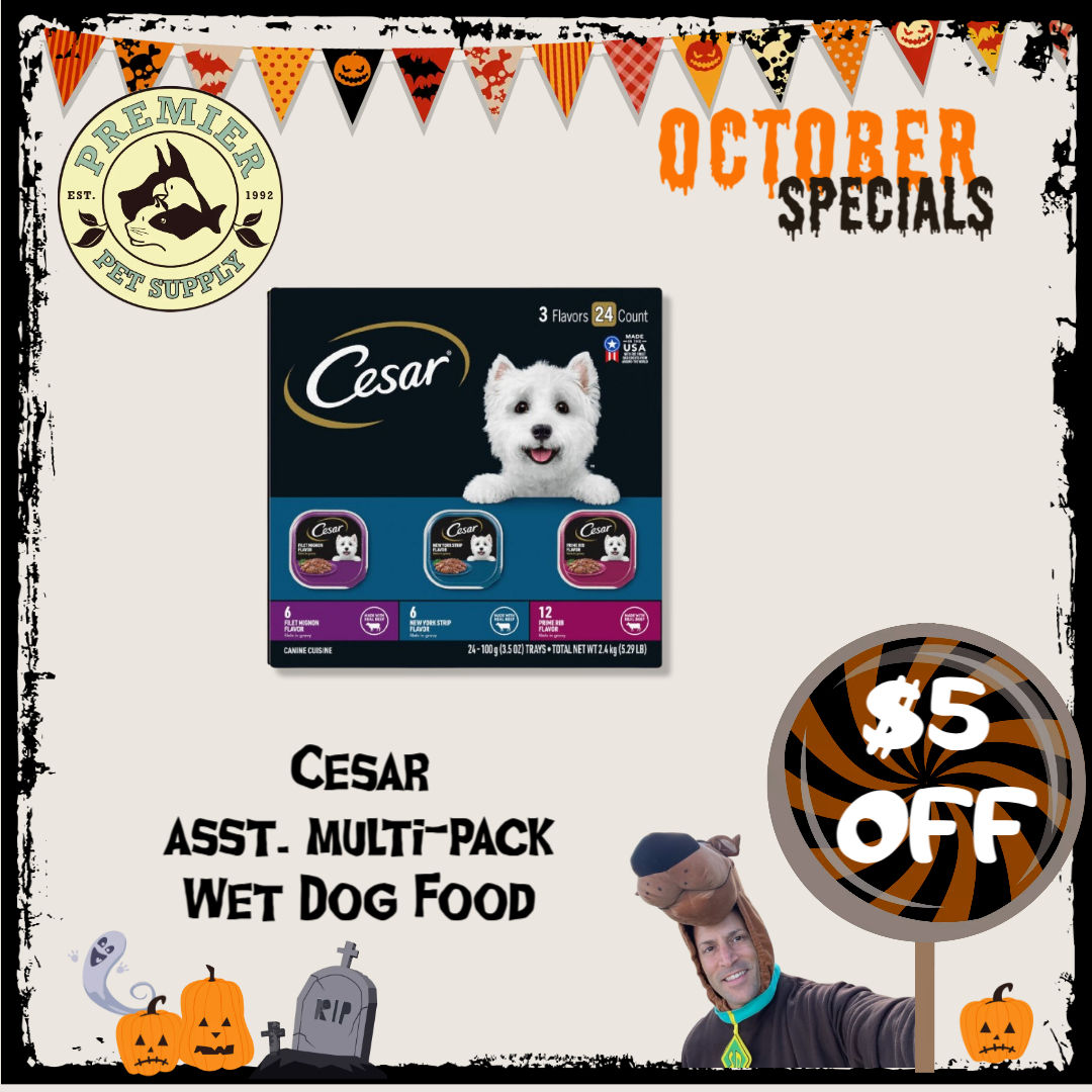 Oct. Sale - Cesar Wet Food Multi Packs $5 OFF - Rochester Hills, Michigan