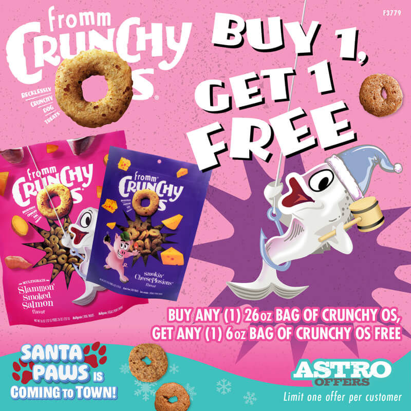 Fromm | Buy A 26oz Crunchy Os, Get A 6oz Crunchy Os FREE! - Gainesville ...