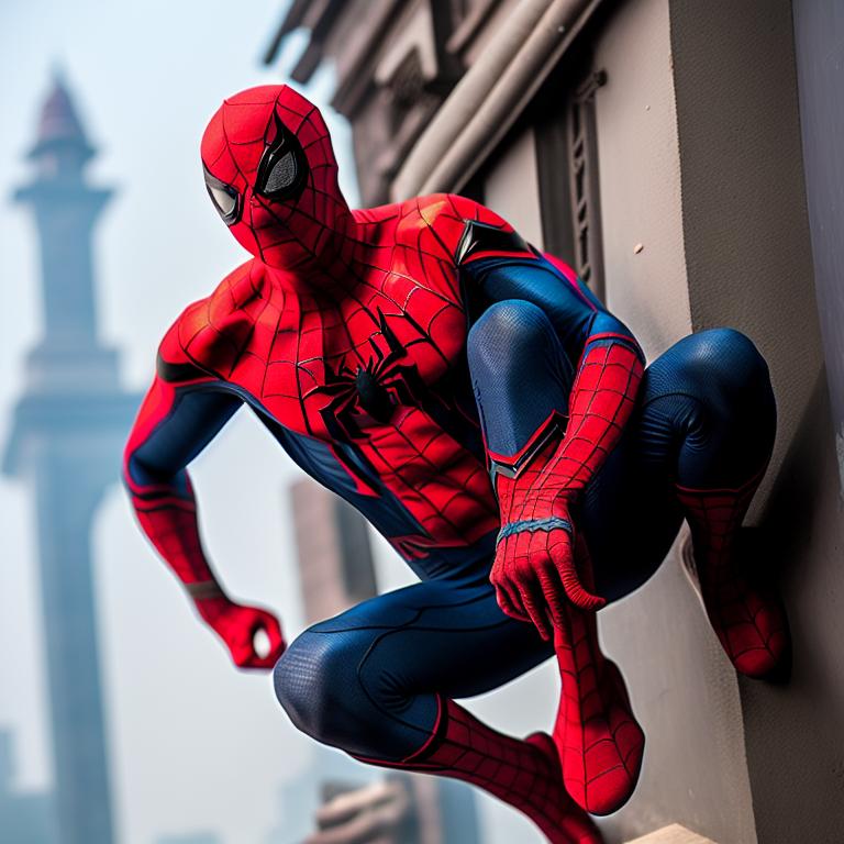 Spider-Man in India with model dreamlike-art/dreamlike-photoreal-2.0