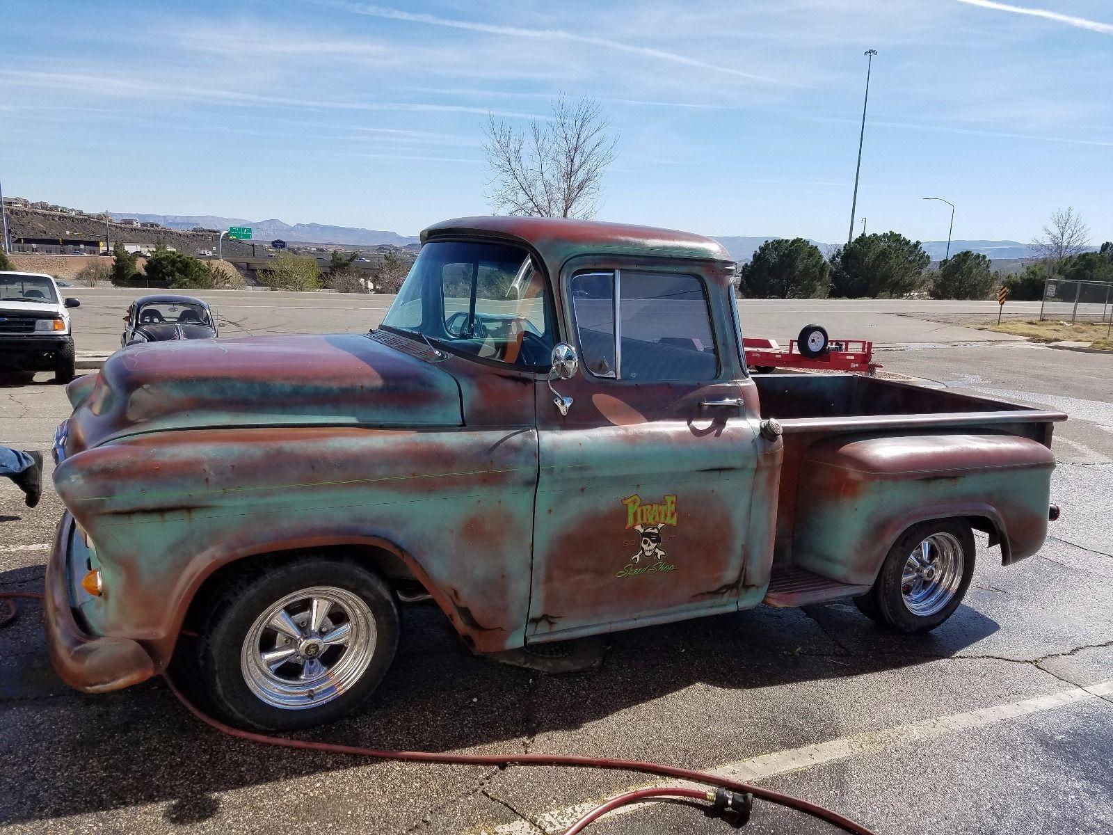 Patina 1956 Chevrolet Pickups Stepside 3100 Custom Custom Trucks For Sale