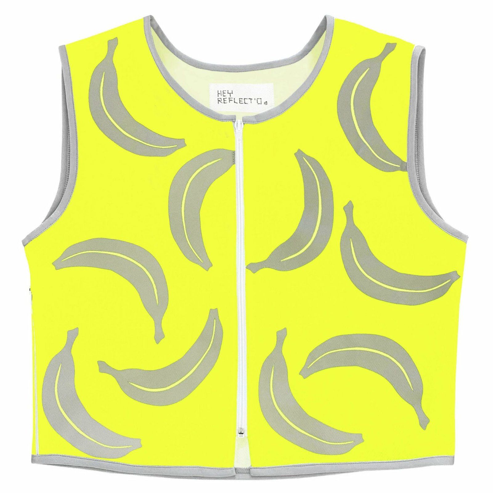 Hey Reflecto Long Vest Banana - Action Bicycle Club