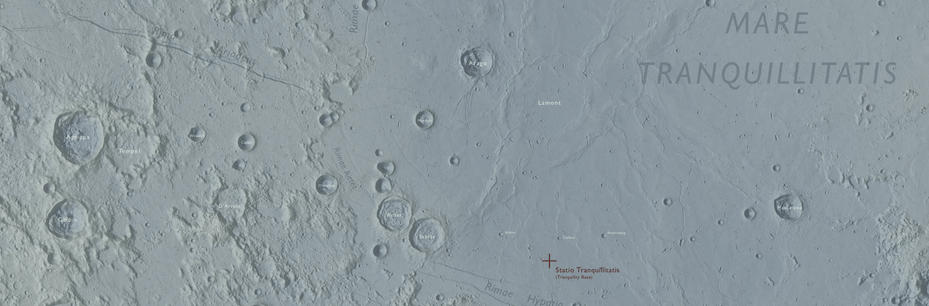 Apollo 11 Landing map from Ordnance Survey - Dennis Maps