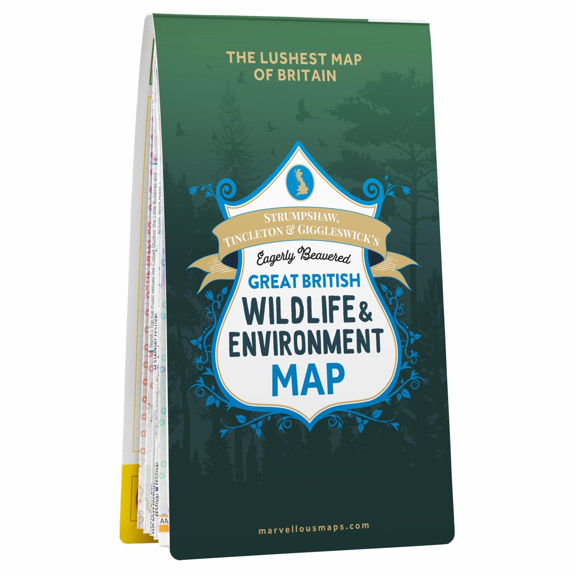The Wildlife & Environment Map -Wall Maps - Dennis Maps