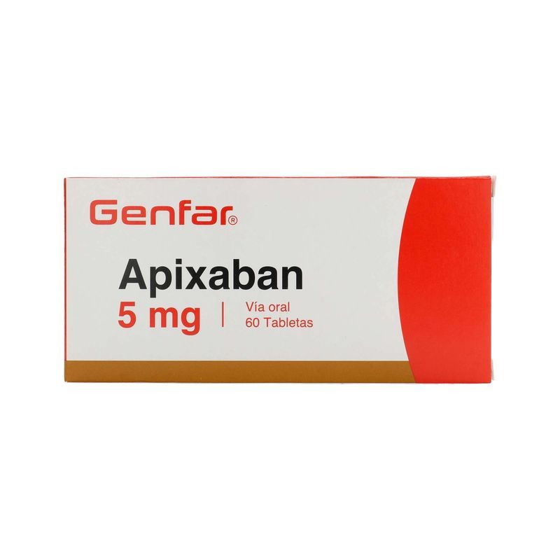 Apixaban 5 mg Genfar | Droguería Belén