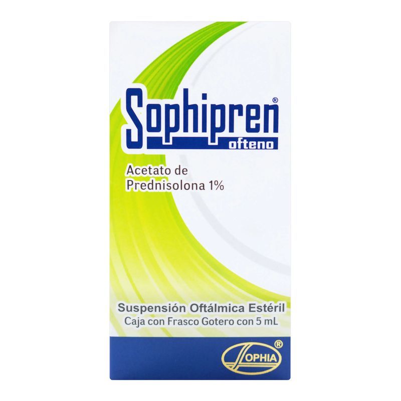 Sophipren Ofteno (Prednisolona 1%) Suspensión Oftálmica x 5 mL ...