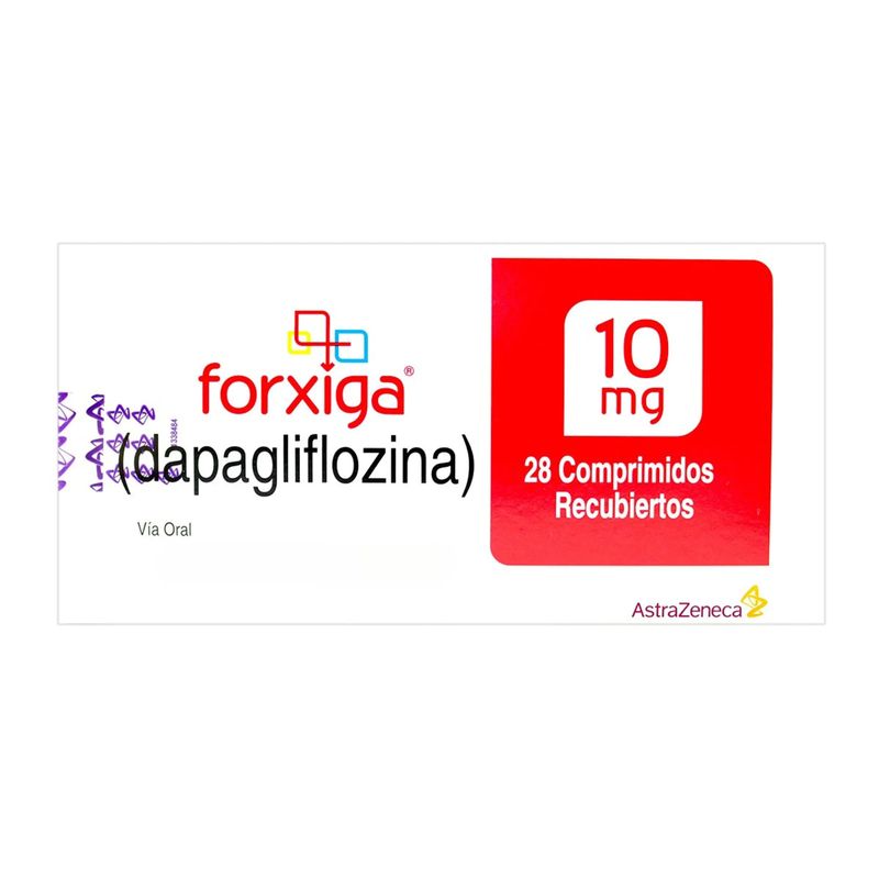Forxiga 10 mg (Dapagliflozina 10 mg) x 28 Comprimidos | Droguería Belén
