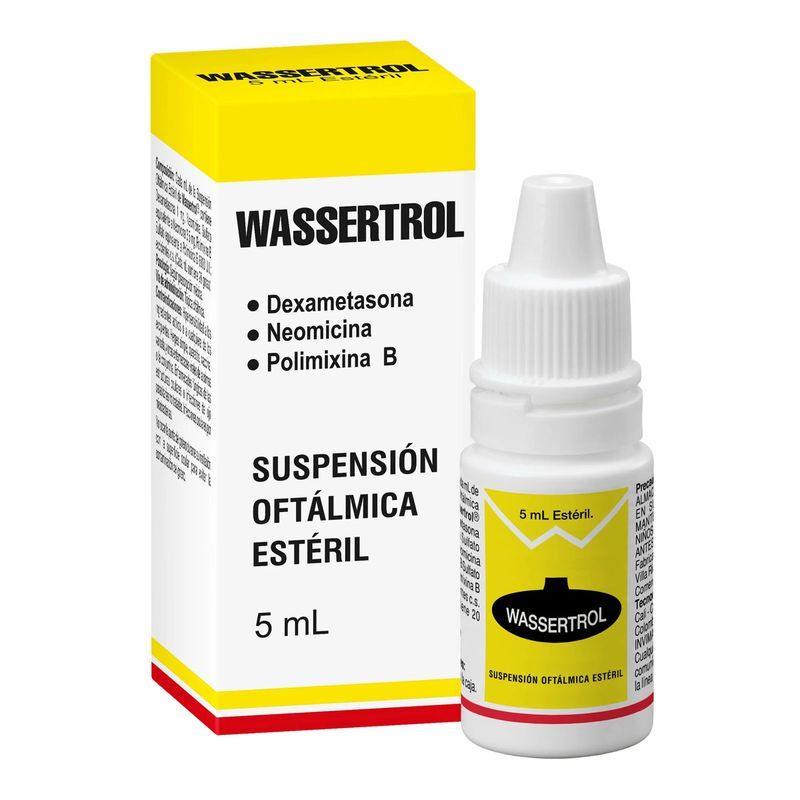 Wassertrol Suspensión Oftálmica x 5 mL | Droguería Belén