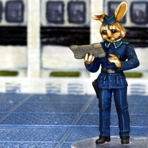 ILR Officer, Lt Torri - Sally 4th 28mm Fantasy & Gaming Miniatures