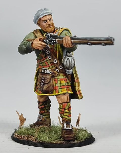 Highlander 6 (Firing Musket) - Sally 4th 28mm Fantasy & Gaming Miniatures