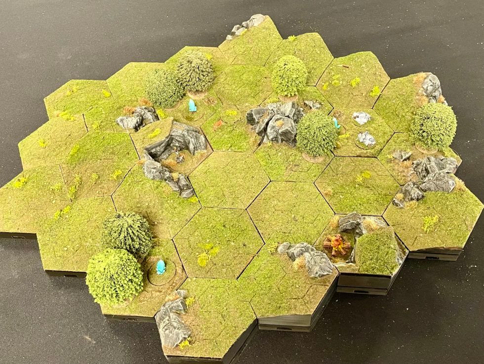 Hexhog Tabletops 3D Printed modular terrain - Sally 4th