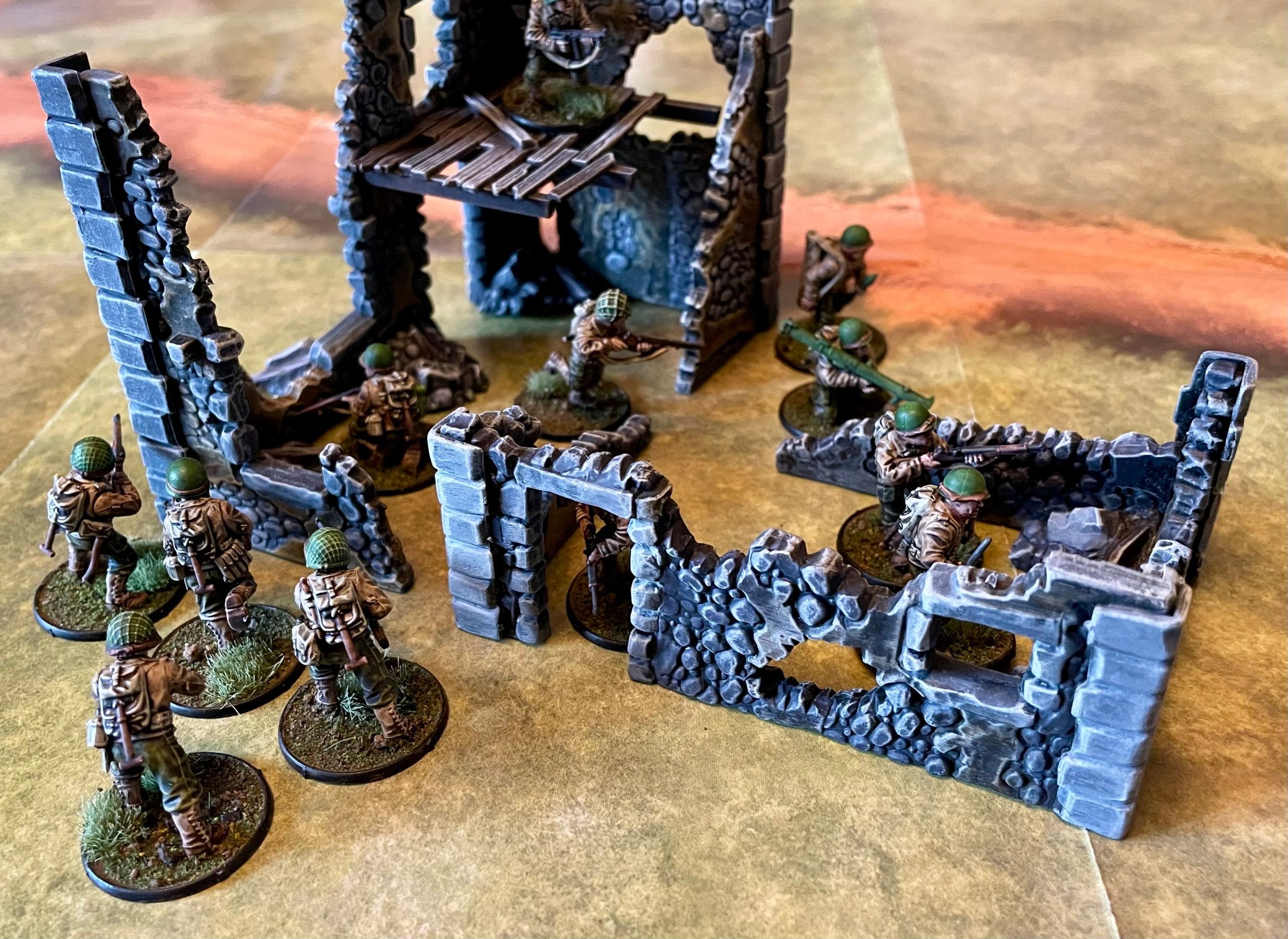 New Bolt Action Starter Set, Painting US Rangers - Sally 4th