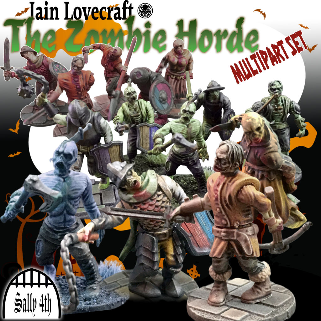 Zombies, The Horde Set - Sally 4th 28mm Fantasy & Gaming Miniatures