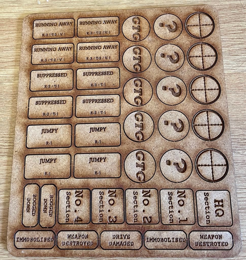 Went the Day Well MDF Tokens - Sally 4th 28mm Fantasy & Gaming Miniatures