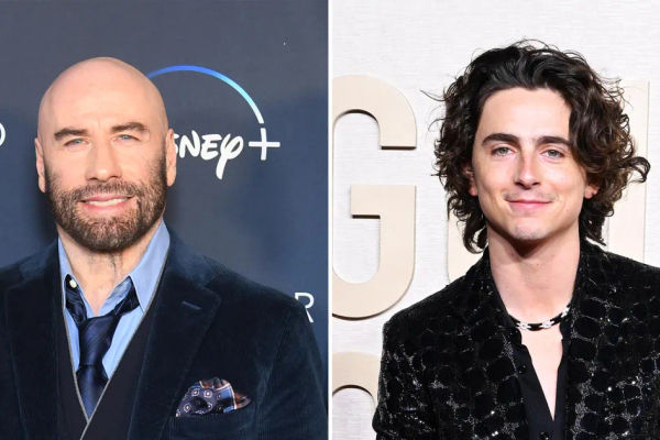 John Travolta Commends Timothee Chalamet for Matching His Box Office Feat