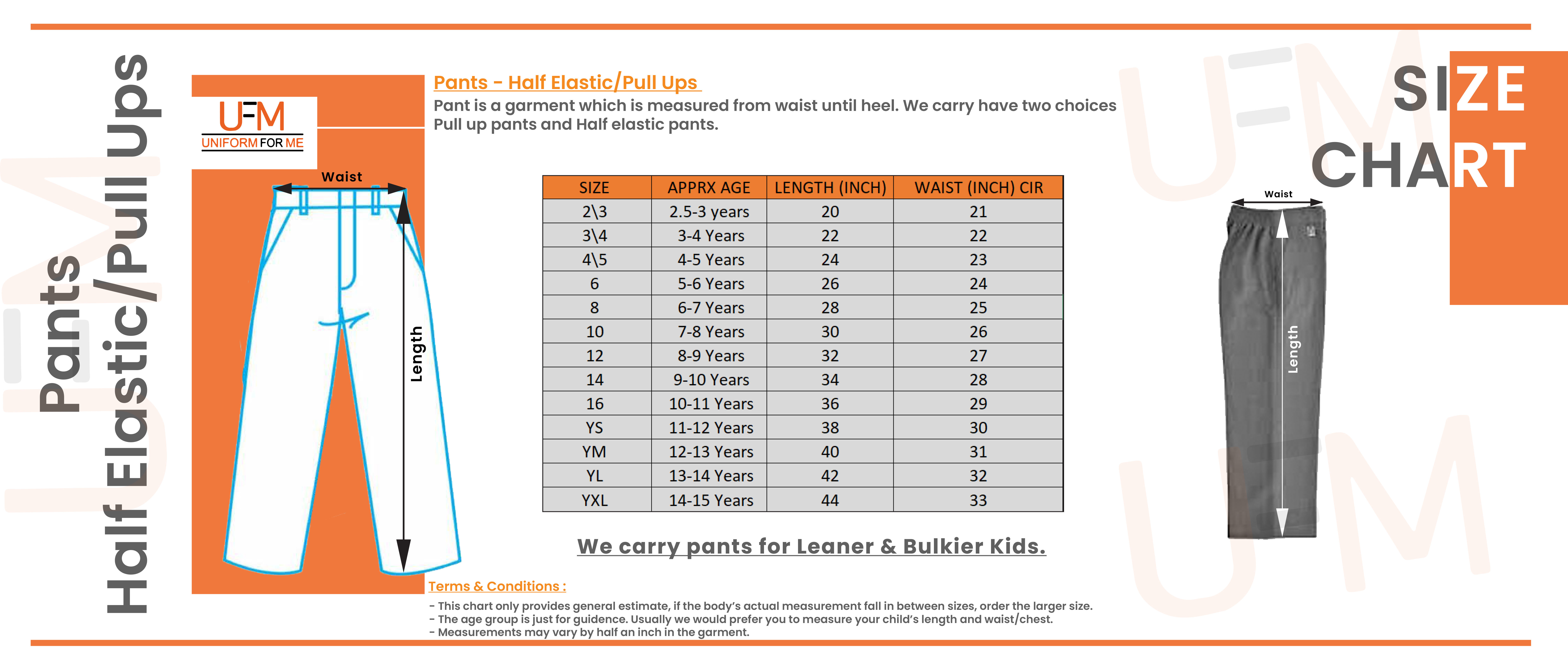 Sizing – Uniform For Me