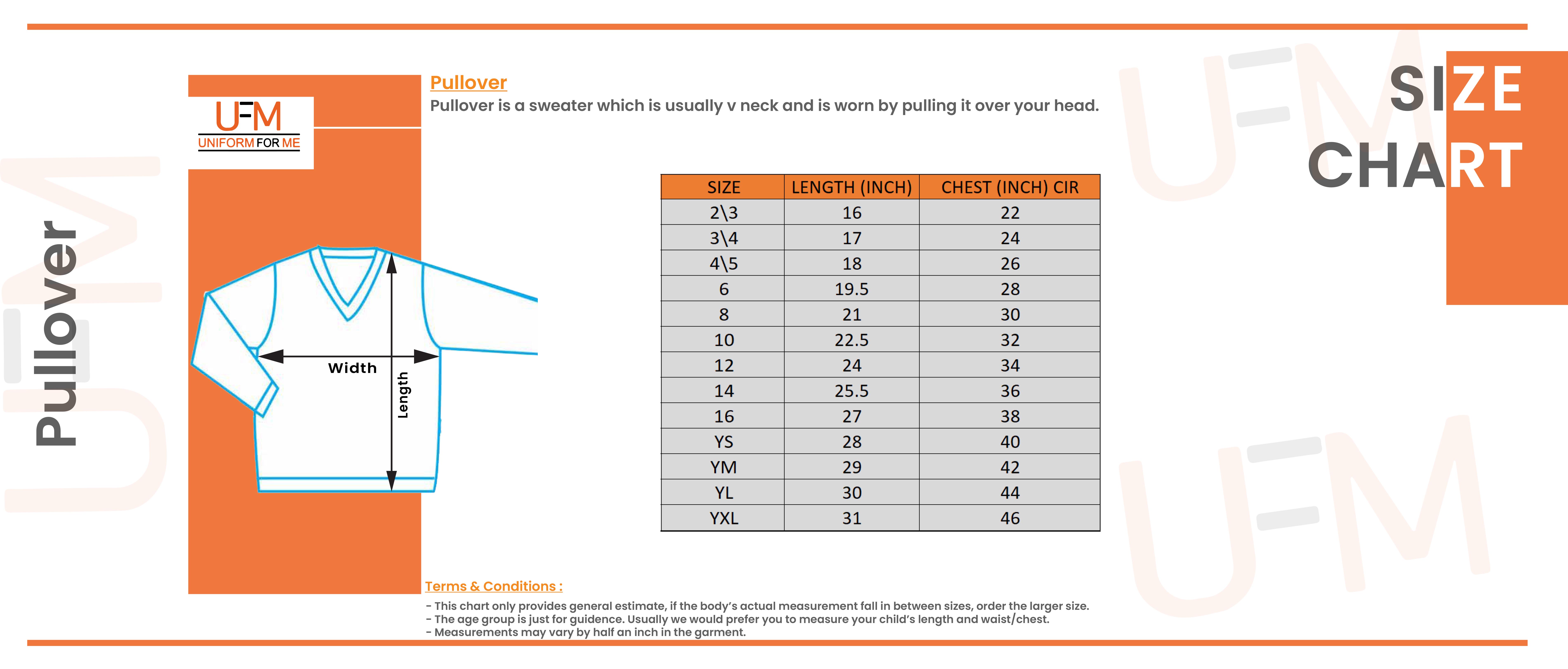 Sizing – Uniform For Me