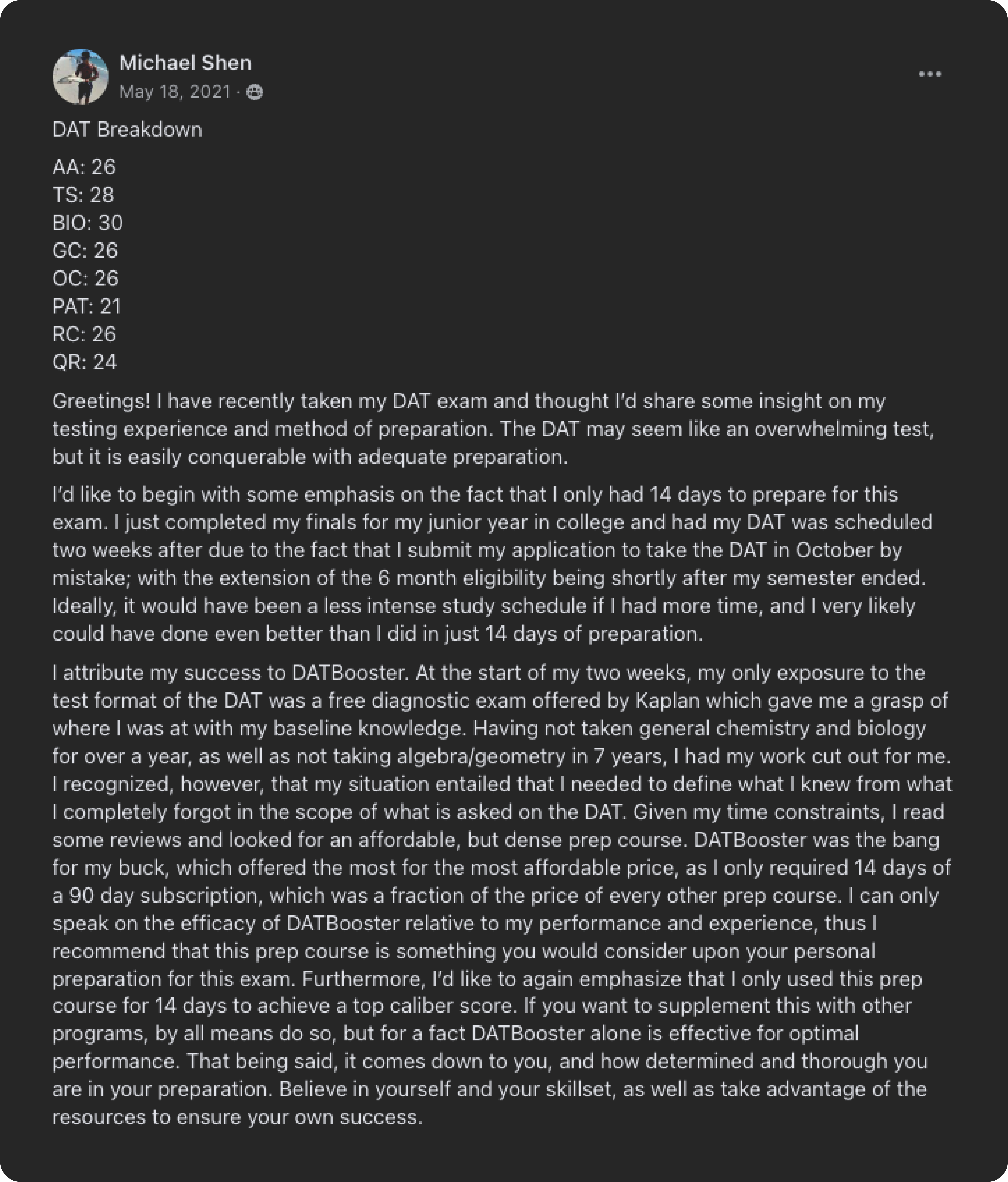 DATBooster | Success Stories