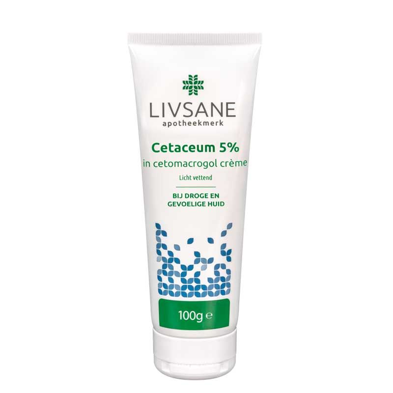Cetaceum 5% In Cetomacrogolcrème Livsane (100 G). | eFarma Apotheek En ...