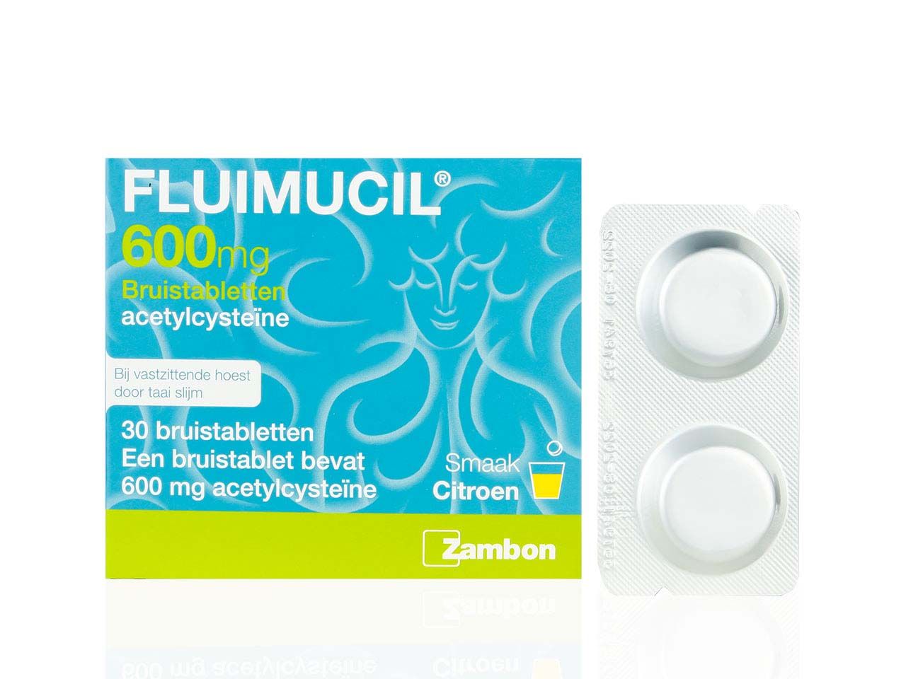 Fluimucil Bruistablet 600mg