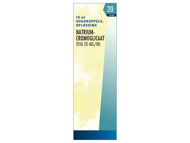 Natriumcromoglicaat Teva Oogdruppels 20mg/ml F10ml | eFarma Apotheek En ...