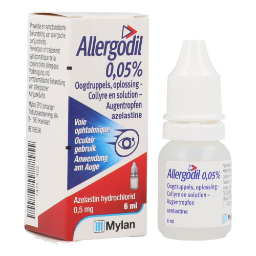 Allergodil Oogdruppels 0,5mg/ml Flacon 6ml 1st