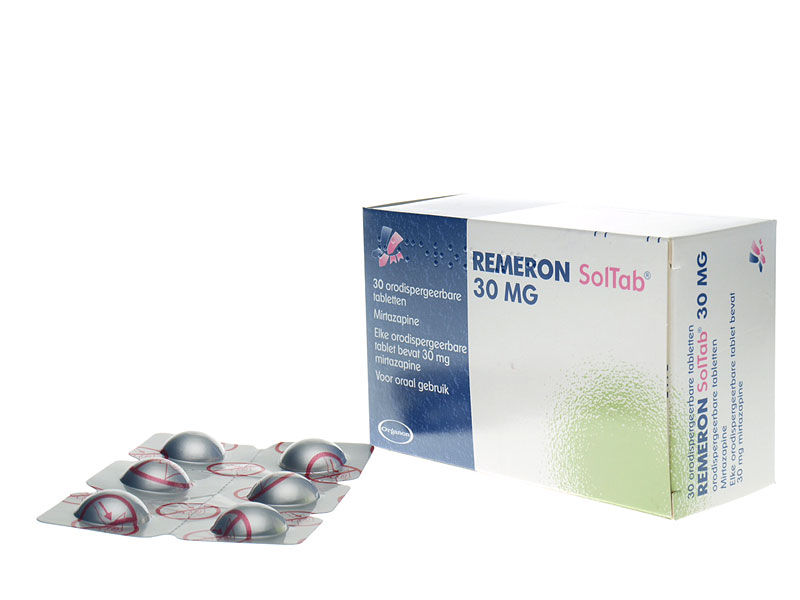 Remeron Soltab Orodisp Tablet 30mg (30 St). | eFarma Apotheek En Drogist