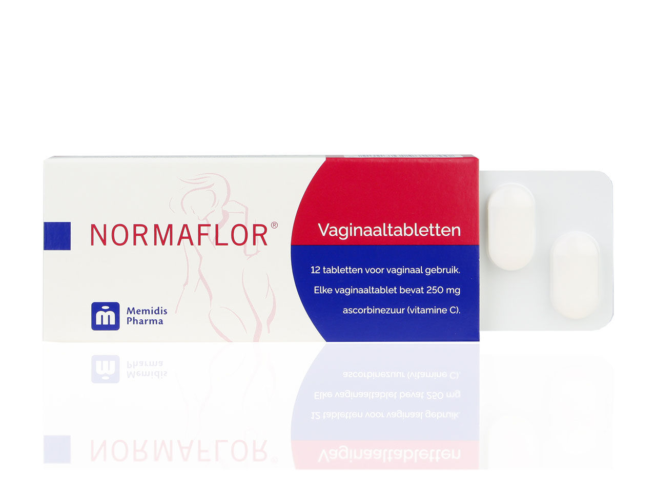 Normaflor Vaginaaltablet (12 St). | eFarma Apotheek En Drogist