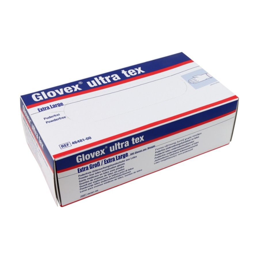 Glovex Ultra Tex Poedervrij Extra Large (100 St). | eFarma Apotheek En ...
