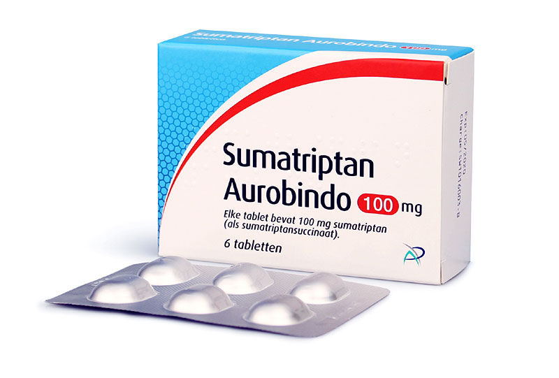 Sumatriptan Aurobindo Tablet 100mg (6 St). | eFarma Apotheek En Drogist