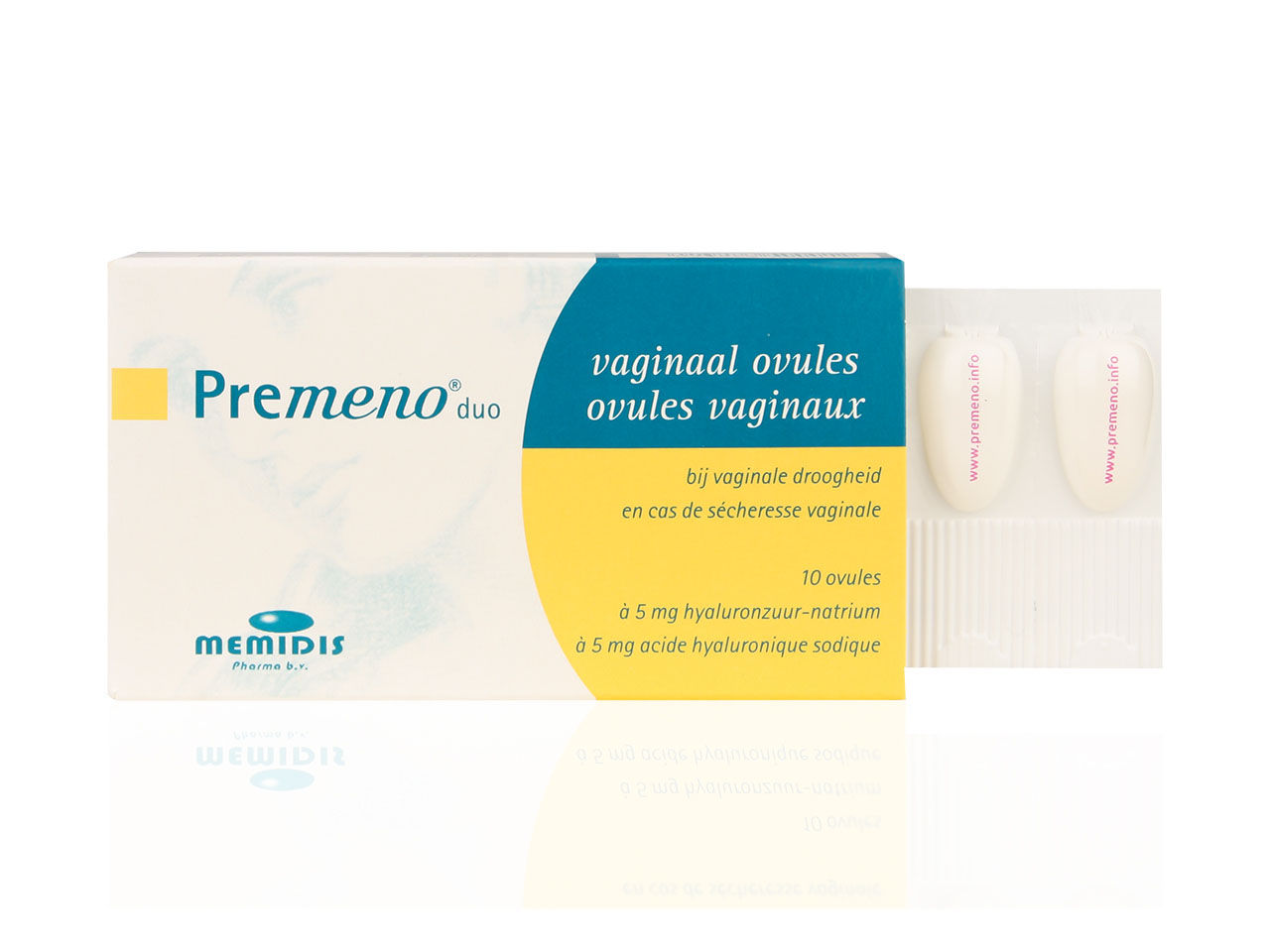 Premeno Duo Vaginaal Ovule Tegen Vaginale Droogheid