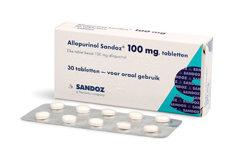 Allopurinol Sandoz Tablet 100mg (30 St). | eFarma Apotheek En Drogist