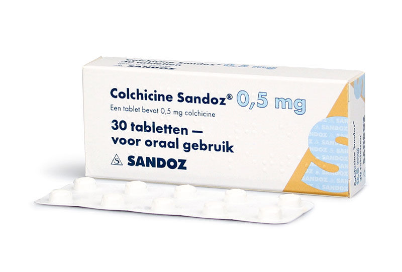 Colchicine Sandoz Tablet 0,5mg (30 St). | eFarma Apotheek En Drogist