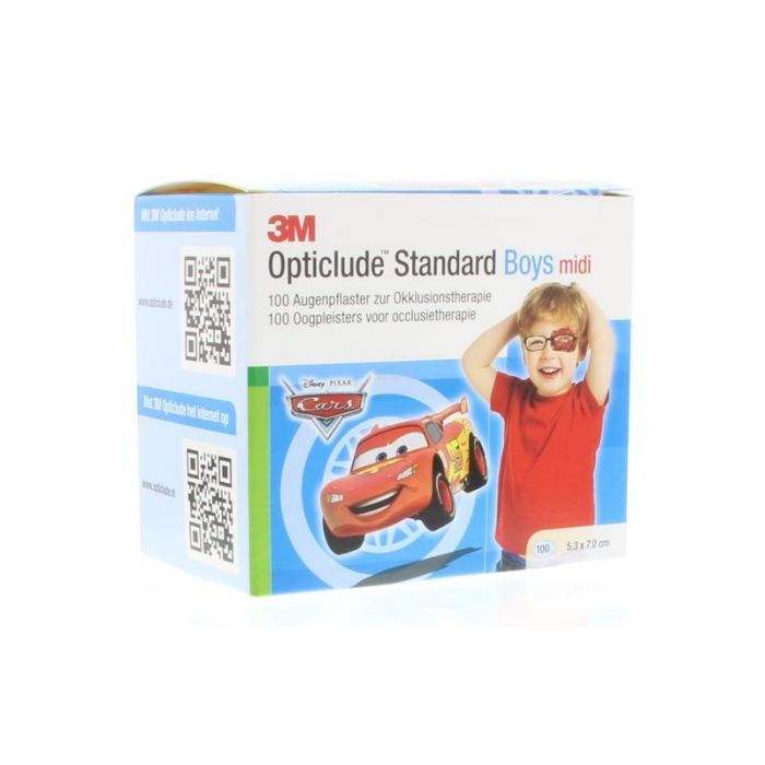 Opticlude Oogpleister Midi Boys (100 St). | eFarma Apotheek En Drogist