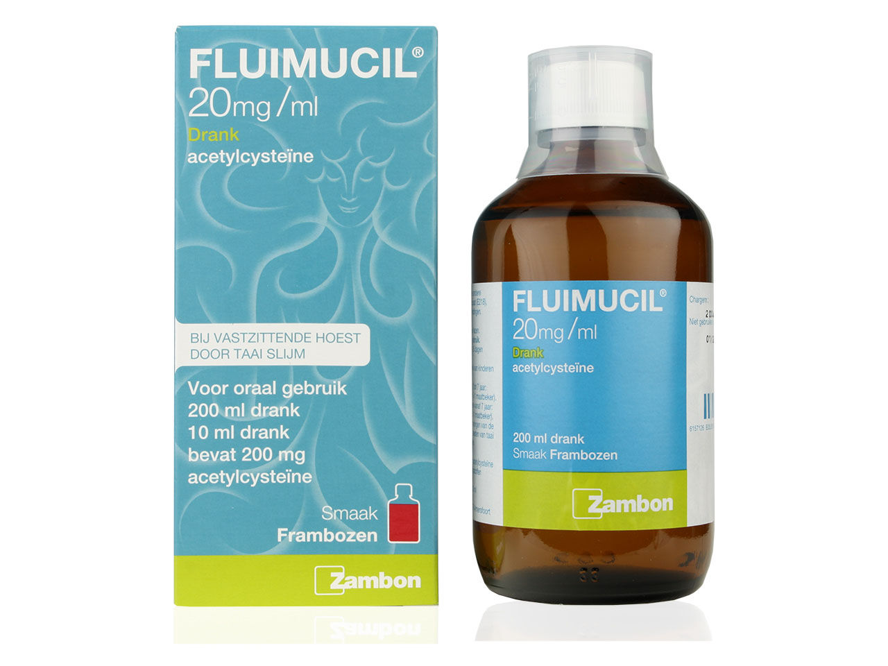 Fluimucil Drank 20mg/ml (200 ml). | eFarma Apotheek En Drogist