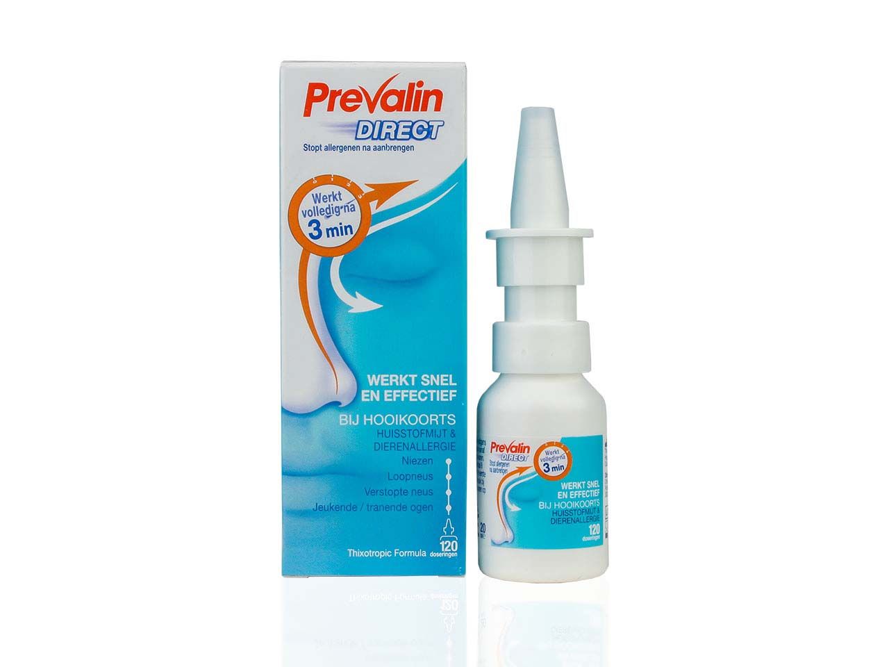 Prevalin Direct Neusspray (20 ml). | eFarma Apotheek En Drogist