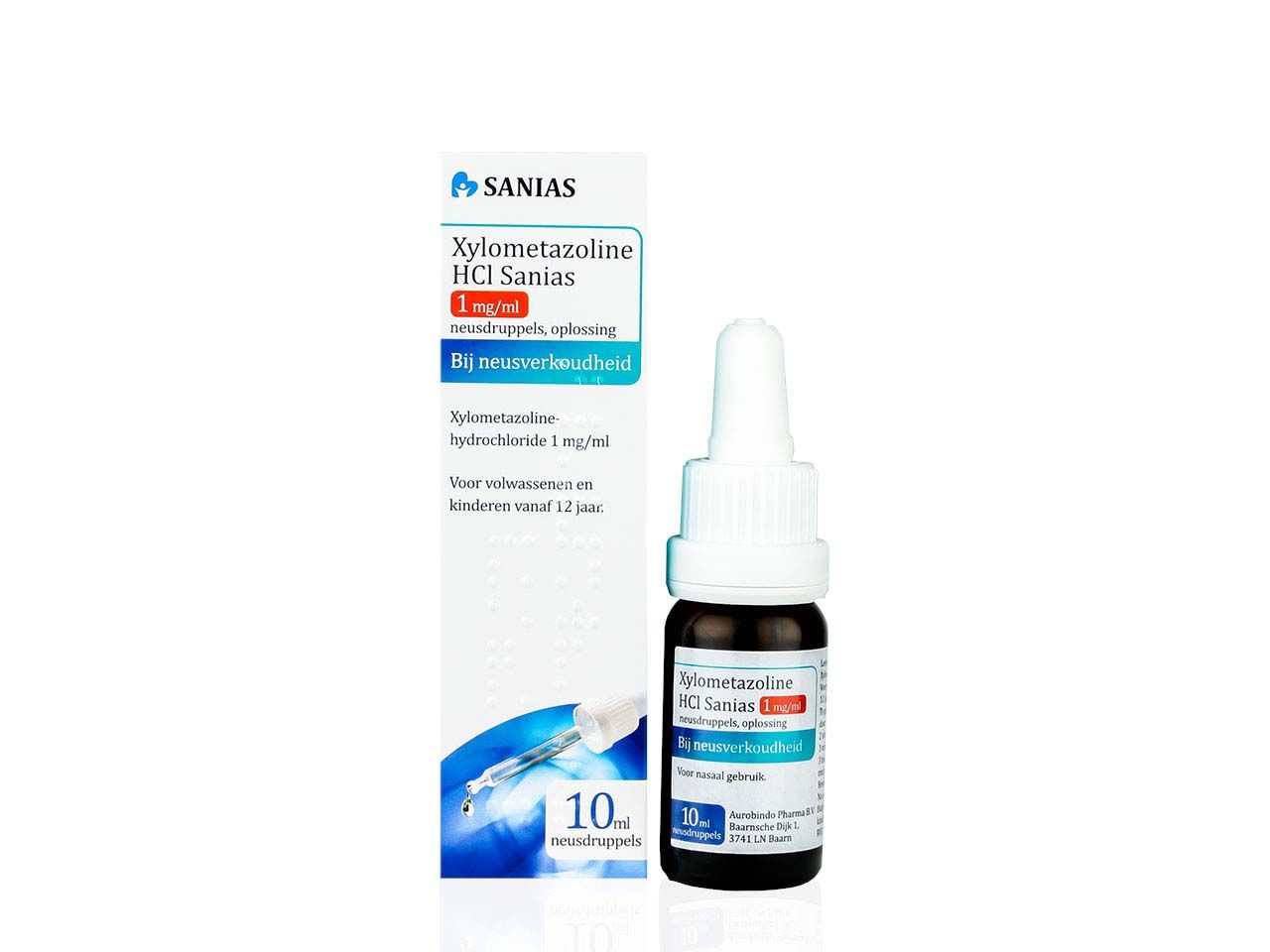 Xylometazoline Hcl Sanias Neusdruppels 1mg/ml 10ml