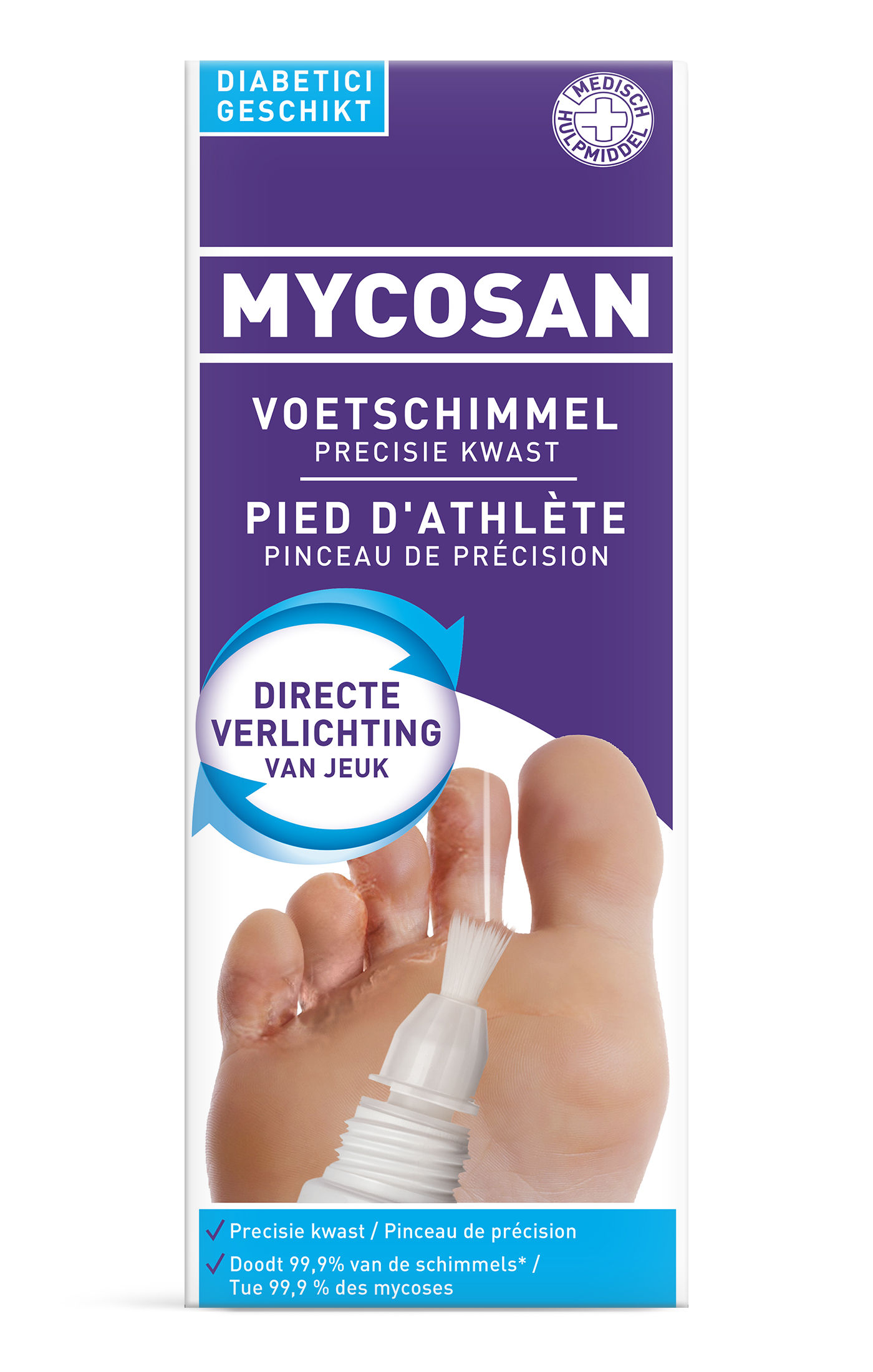 Mycosan Voetschimmel Gel (15 ml). | eFarma Apotheek En Drogist