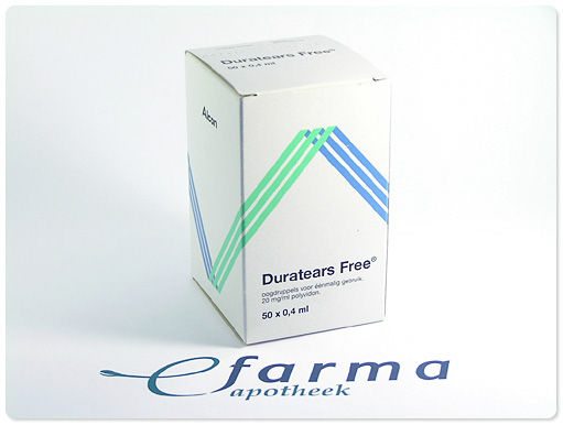 Duratears Free Single Dose Oogdr 20mg/ml Tub 0,4ml